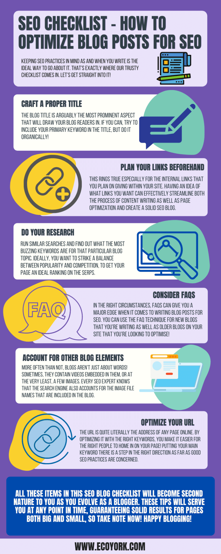 SEO Checklist – How To Optimize Blog Posts For SEO | Eco York